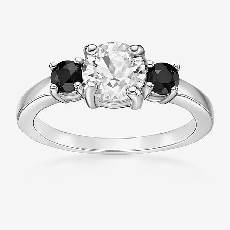 Click here for Womens Genuine White Topaz Sterling Silver 3-Stone... prices