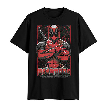 Click here for Mens Short Sleeve Deadpool Graphic T-Shirt  Small... prices