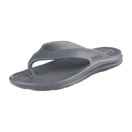 Click here for Totes Mens Ara Thong Slide Sandals  12 Medium  Gra... prices