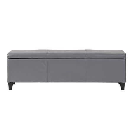 Click here for Glouster Storage Tufted Ottoman  One Size  Gray prices