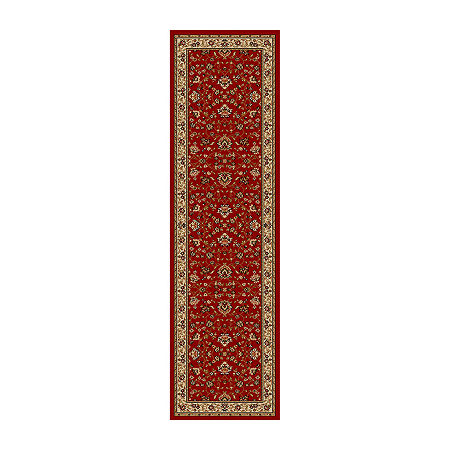 Closeout!! Km Home Pesaro Manor 22 x 77 Runner Area Rug - Red