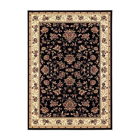 Closeout!! Km Home Pesaro Manor 33 x 411 Area Rug - Black