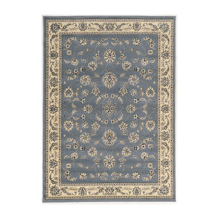 Closeout! Km Home Pesaro 1596 33x411 Area Rug - Gray  Blue