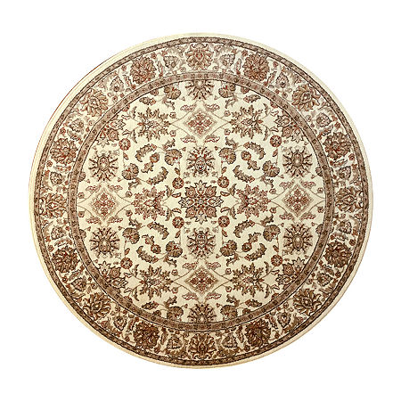 Click here for Como Kashan Traditional Oriental Indoor Round Area... prices