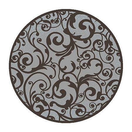Click here for Radici Pisa Scroll Modern Transitional Round Area... prices