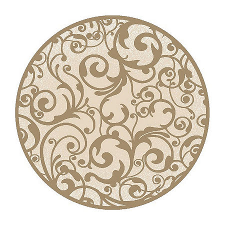 Click here for Radici Pisa Scroll Modern Transitional Round Area... prices