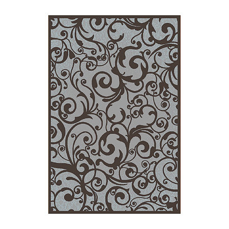 Click here for Radici Pisa Scroll Modern Transitional Area Rug  O... prices