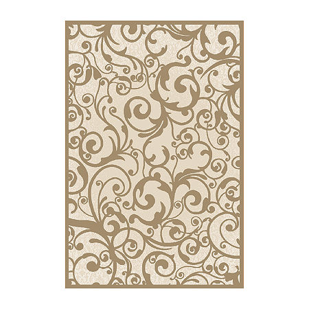 Click here for Radici Pisa Scroll Modern Transitional Area Rug  O... prices