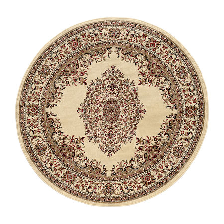 Click here for Como Medallion Traditional Oriental Indoor Round A... prices