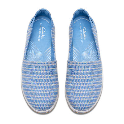 Clarks Womens Breeze Step Ii Slip-On Shoe, Color: Denim - JCPenney