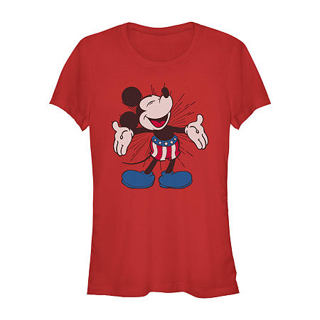 Click here for Womens Crew Neck Short Sleeve Regular Fit Mickey a... prices