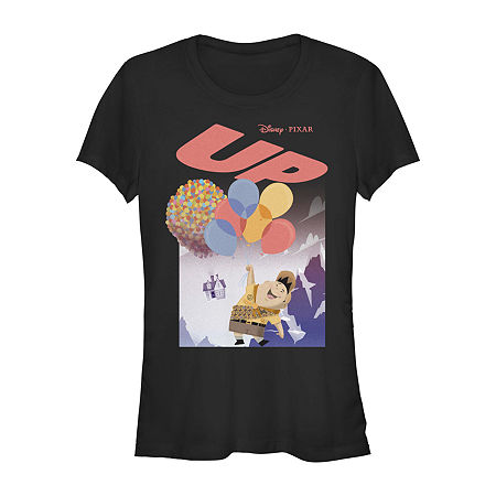 Click here for Pixar Up Russel Balloon Tee Womens Crew Neck Short... prices
