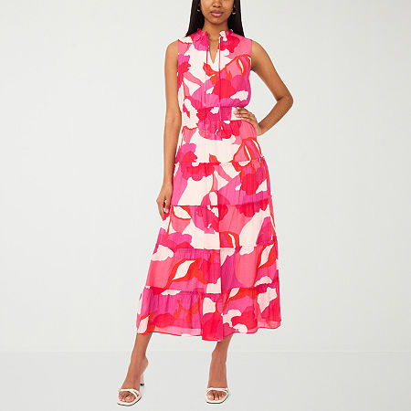 Click here for MSK Womens Sleeveless Floral Maxi Dress  Medium  P... prices