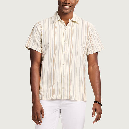 Click here for IZOD Saltwater Dune Texture Mens Short Sleeve Clas... prices