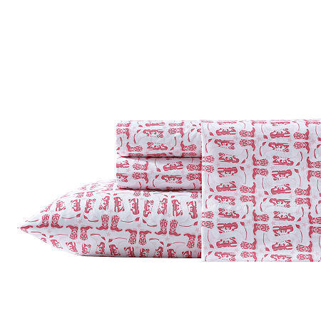 Click here for Wrangler Knockin Boots Sheet Set  One Size  White prices