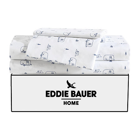 Click here for Eddie Bauer Travel Trailer Sheet Set  One Size  Bl... prices