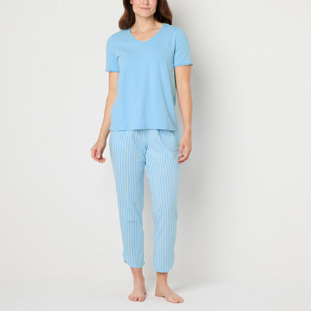 Click here for Liz Claiborne Womens V-Neck Short Sleeve 2-pc. Paj... prices