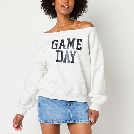 Click here for Off Shoulder Gameday Fleece Womens Straight Neck L... prices