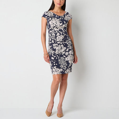 Click here for Jessica Howard Womens Short Sleeve Floral Sheath D... prices