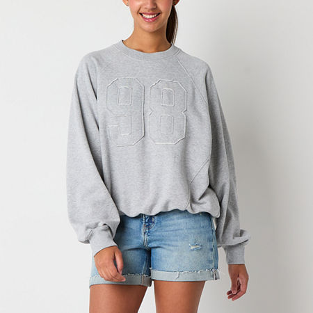 Click here for Arizona Womens Crew Neck Long Sleeve Juniors Sweat... prices
