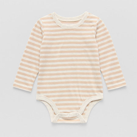 Click here for Okie Dokie Baby Boys Round Neck Long Sleeve Bodysu... prices