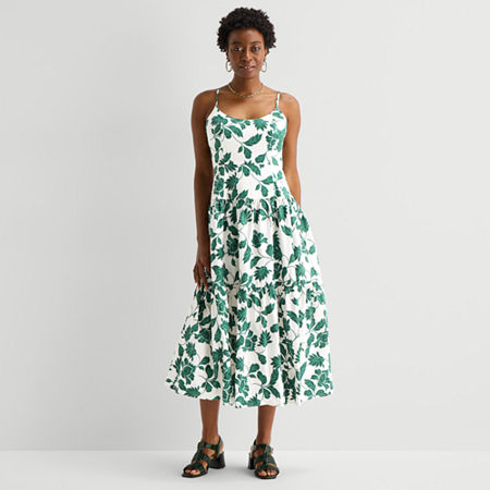 Click here for 52seven Womens Scoop Neck Sleeveless Maxi Dress  X... prices