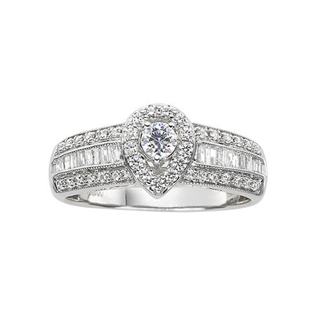 Click here for 5/8 CT.T.W. Natural Diamond Pear-Style Engagement... prices