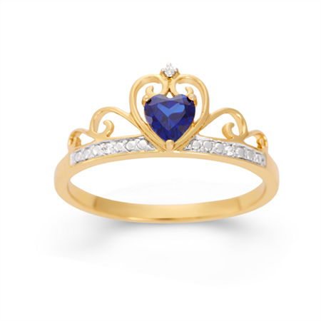 Click here for Heart-Shaped Lab-Created Blue Sapphire & Cubic Zir... prices