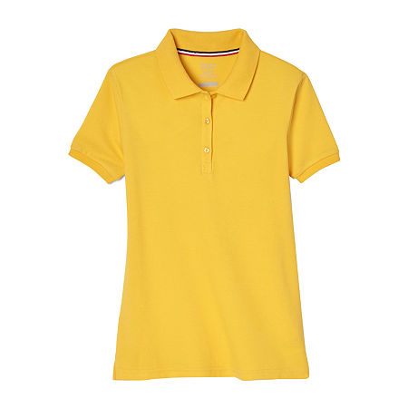 Click here for French Toast Big Girls Short Sleeve Stretch Pique... prices