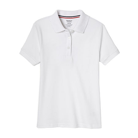 Click here for French Toast Big Girls Short Sleeve Picot Collar I... prices