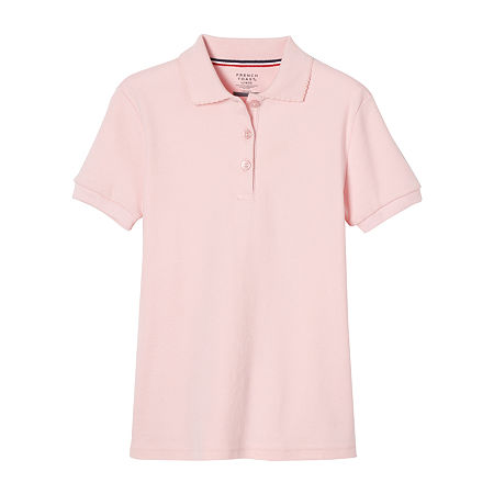 Click here for French Toast Big Girls Short Sleeve Picot Collar I... prices
