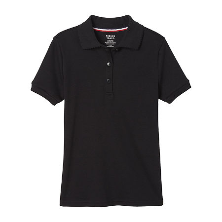 Click here for French Toast Big Girls Short Sleeve Picot Collar I... prices