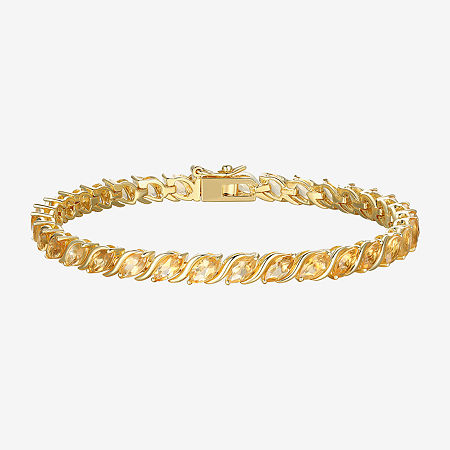 Click here for Womens Genuine Orange Citrine 18K Gold Over Silver... prices