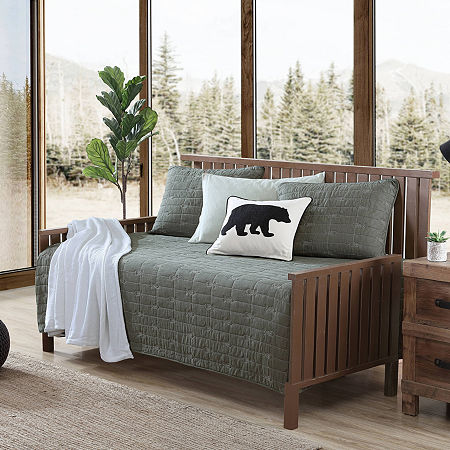 Eddie Bauer Troutdale Solid 4-Pc. Quilt Set  Daybed - Spring