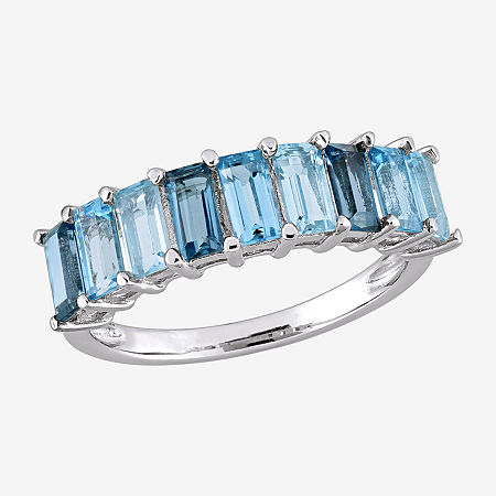 Click here for Womens Genuine Blue Sterling Silver Stackable Ring... prices