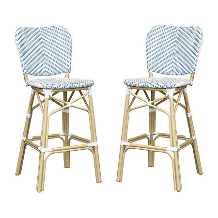 Click here for Redbonne 2-pc. Bar Stool  One Size  Blue prices