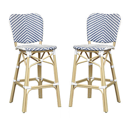 Click here for Redbonne 2-pc. Bar Stool  One Size  Blue prices