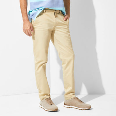 St. John's Bay Temp Flex Mens Slim Fit Flat Front Pant