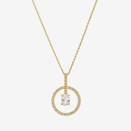 Click here for Sparkle Allure Womens Cubic Zirconia 14K Gold Over... prices