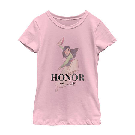 Click here for Little & Big Kid Girls Crew Neck Short Sleeve Slim... prices
