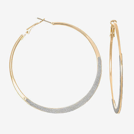 Click here for Bijoux Bar Delicates Gold Tone Womens 65mm Round H... prices