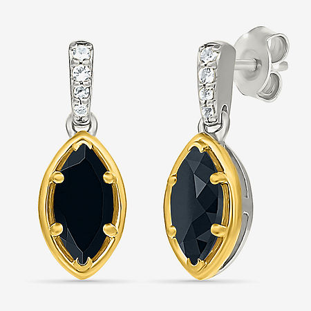 Click here for Womens Genuine Black Onyx 10K Gold Sterling Silver... prices
