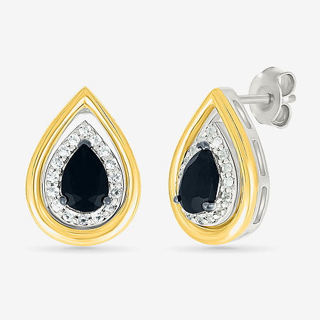Click here for Genuine Black Onyx 10K Gold Sterling Silver 14.5mm... prices