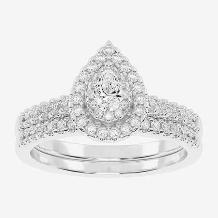 Click here for Womens 1/2 CT. T.W. Natural White Diamond 10K Whit... prices