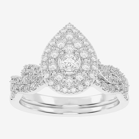 Click here for Womens 1/2 CT. T.W. Natural White Diamond 10K Whit... prices