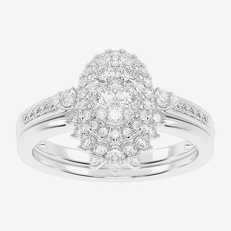 Click here for Womens 1/2 CT. T.W. Natural White Diamond 10K Whit... prices