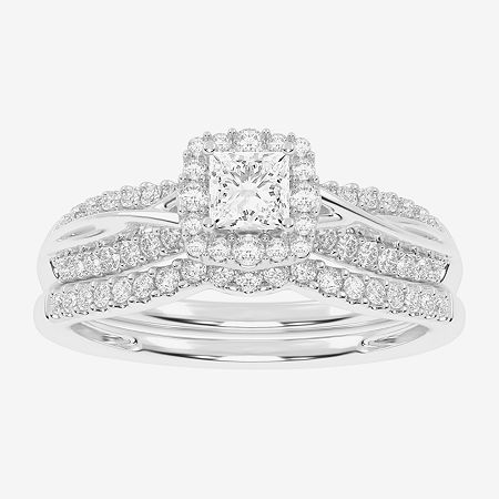 Click here for Womens 1/2 CT. T.W. Natural White Diamond 10K Whit... prices