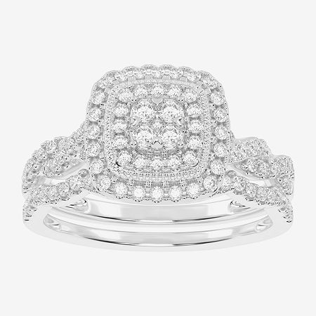 Click here for Womens 1/2 CT. T.W. Natural White Diamond 10K Whit... prices