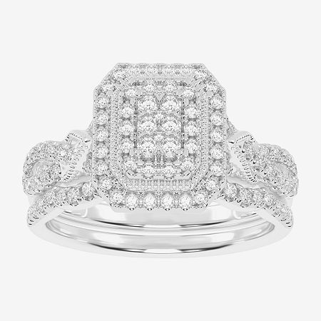 Click here for Womens 1/2 CT. T.W. Natural White Diamond 10K Whit... prices