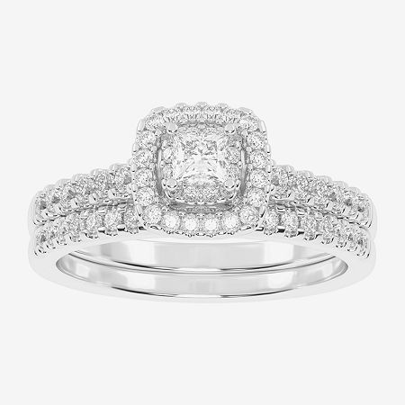 Click here for Womens 1/2 CT. T.W. Natural White Diamond 10K Whit... prices